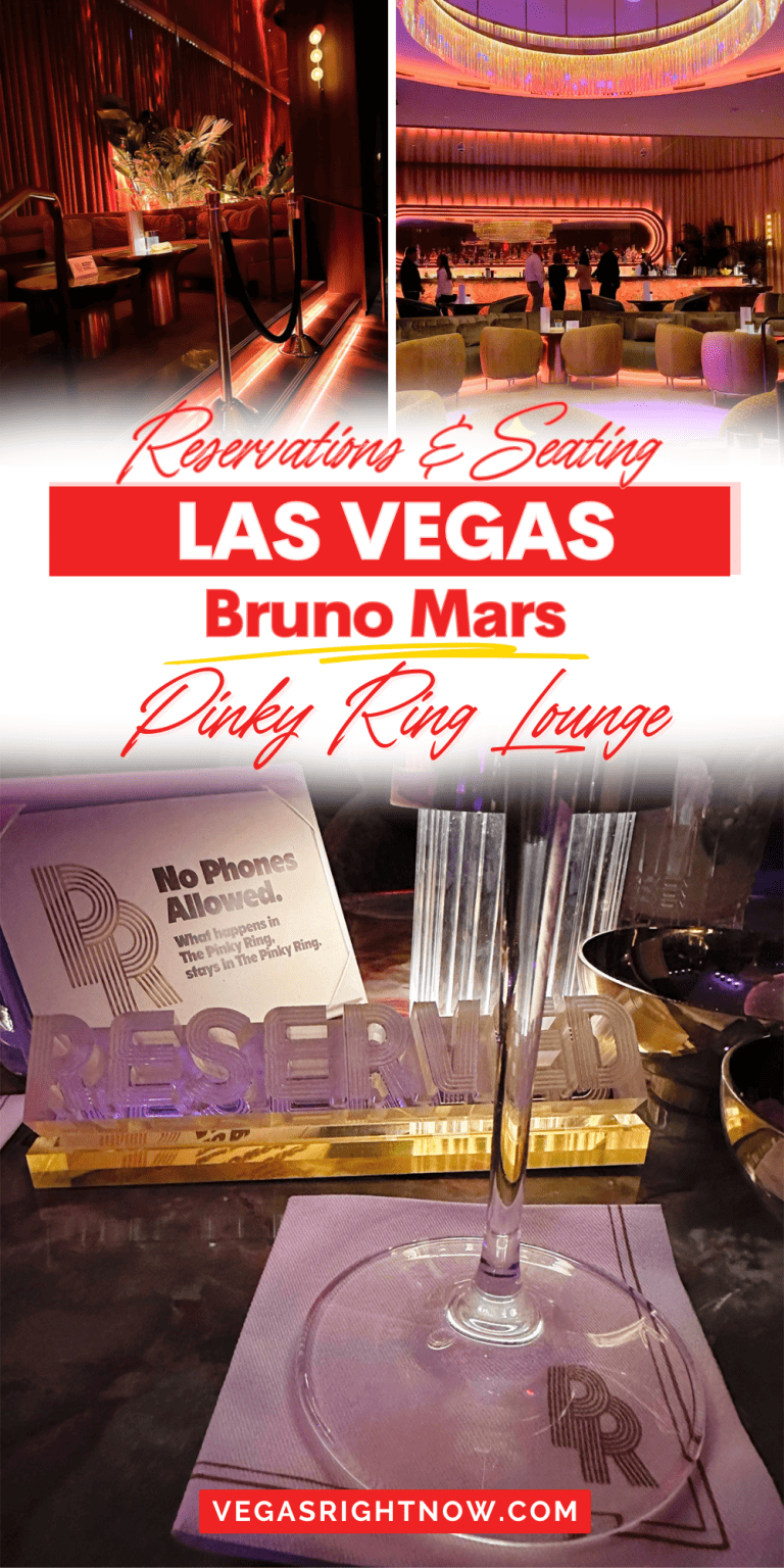 Bruno Mars Pinky Ring Reservations & Seating - Vegas Right Now!