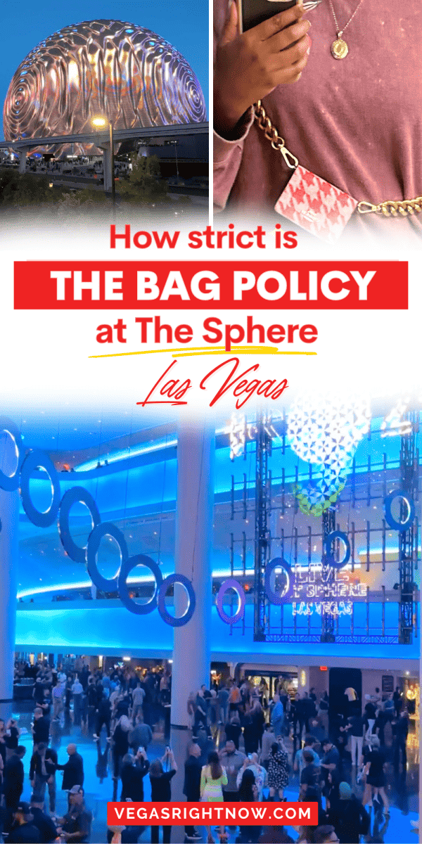 How Strict Is The Bag Policy At The Sphere Las Vegas? - Vegas Right Now!