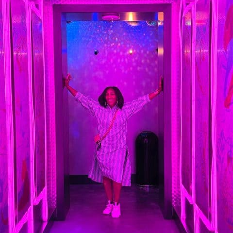 Disco Party Bathroom At Resorts World Las Vegas - Vegas Right Now!