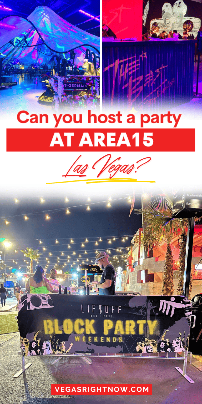 Can You Host A Party At Area15 Las Vegas? - Vegas Right Now!