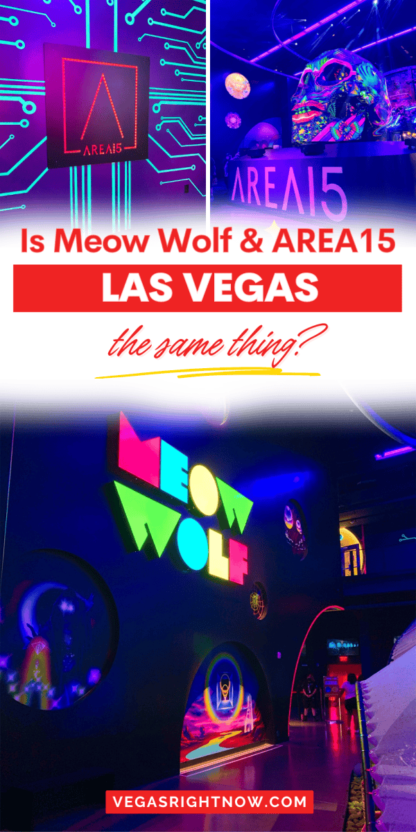 Is Meow Wolf And Area15 The Same Thing? - Vegas Right Now!